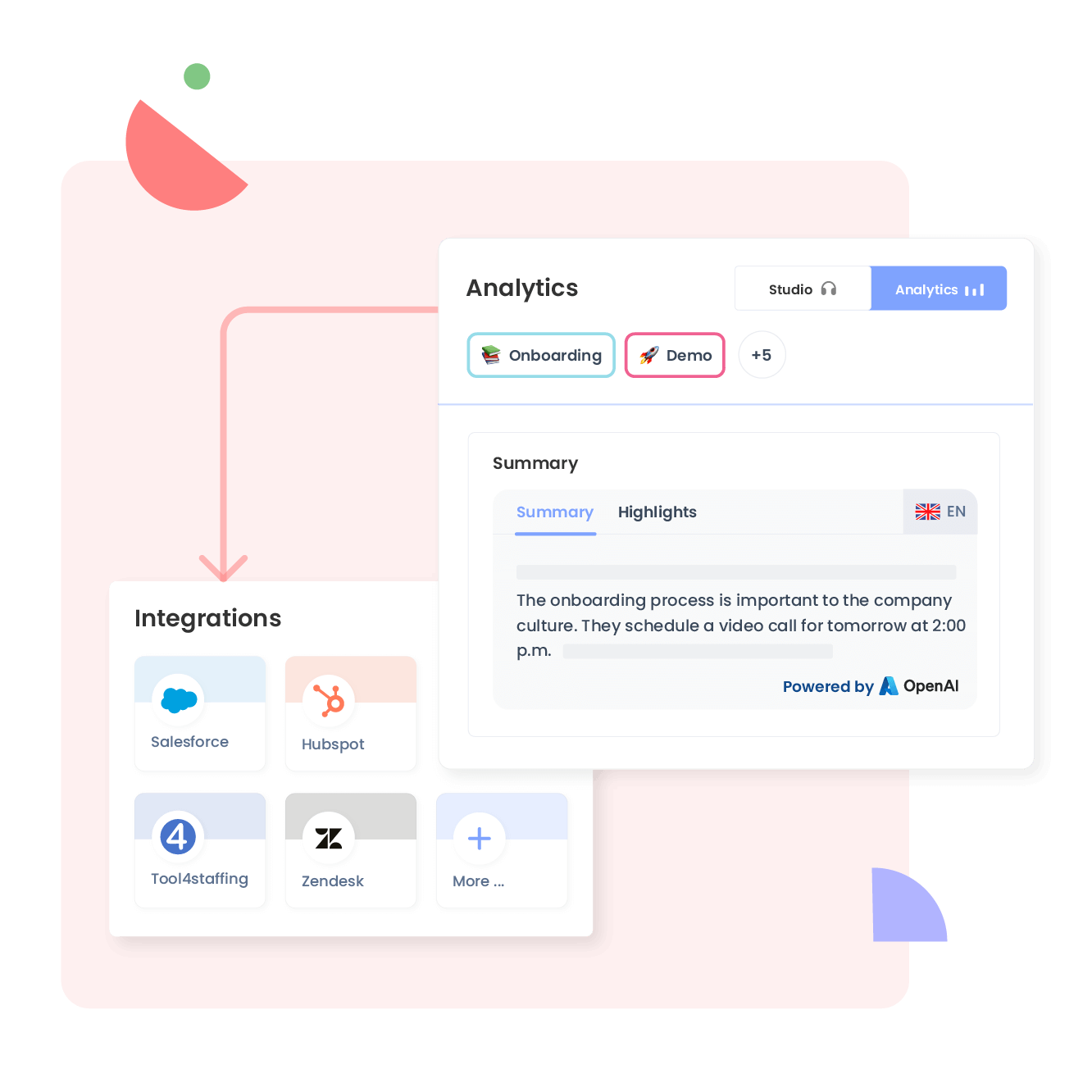 Call Summary: Transcript & Details to sum up a call with AI