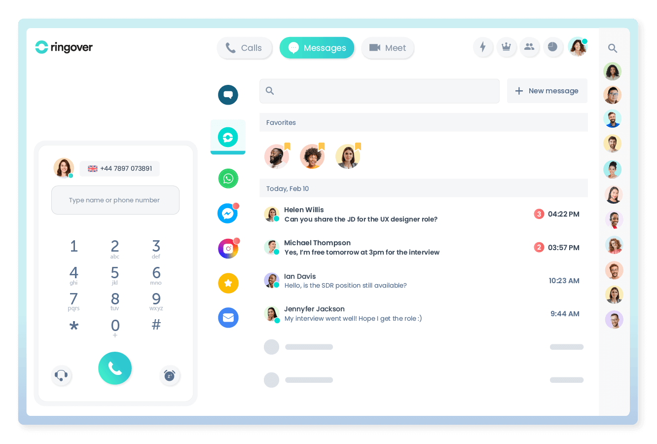 TextUS Phone Dialler - Unlock Advanced Calling | Ringover