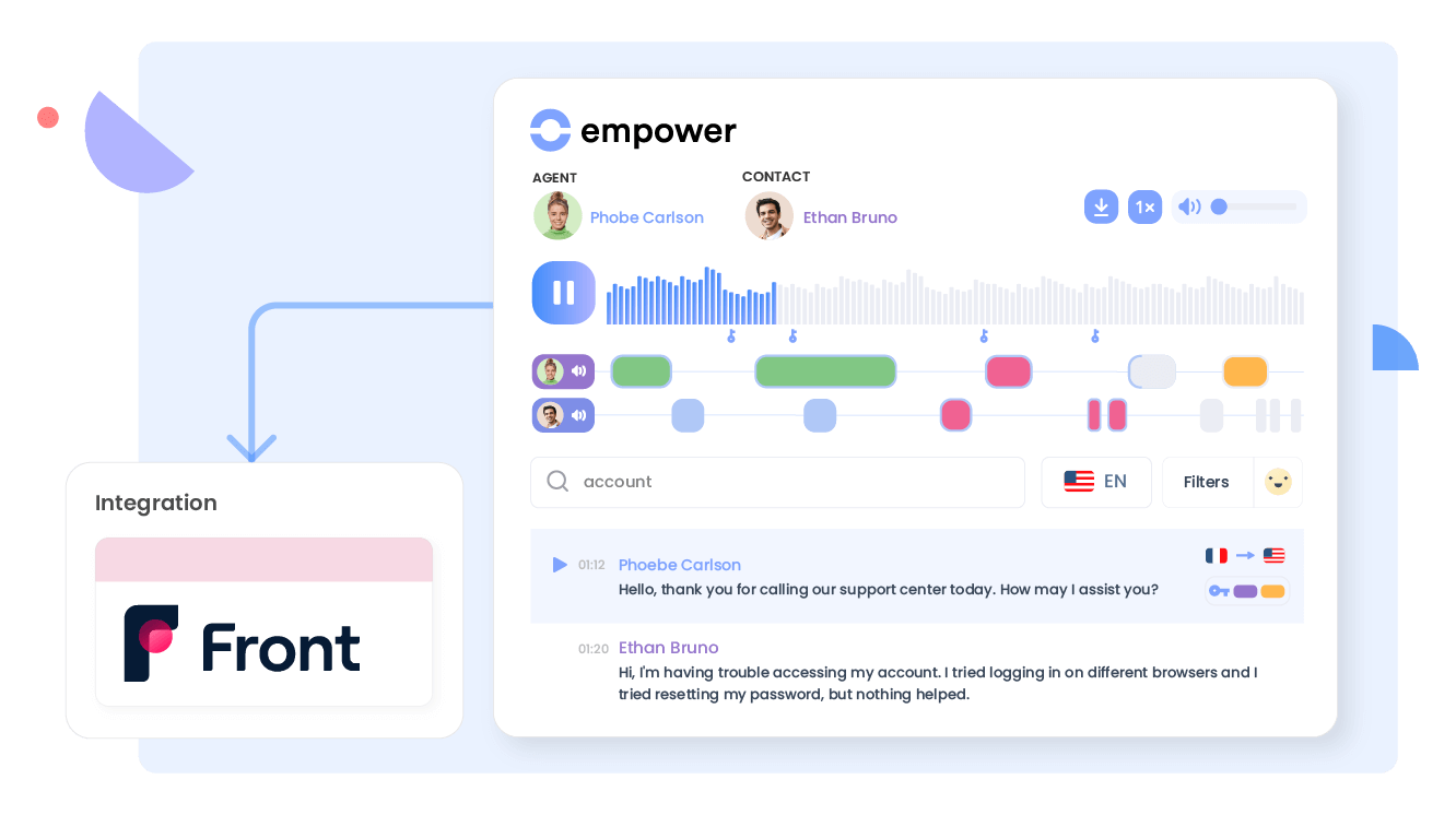 AI Integration Front - Empower by Ringover