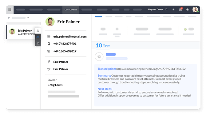 Conversation intelligence Zoho Desk - Best Integration