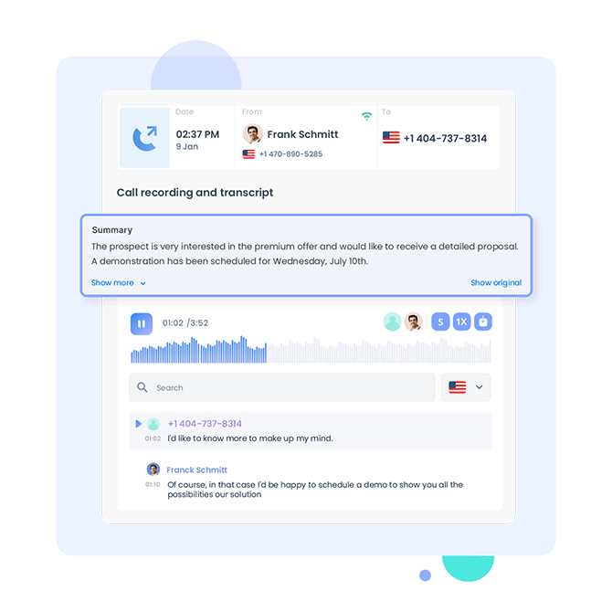 Call Summary After Call with AI | Ringover