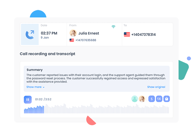 Call Summary After Call with AI | Ringover