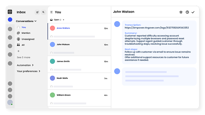 Conversation intelligence Intercom