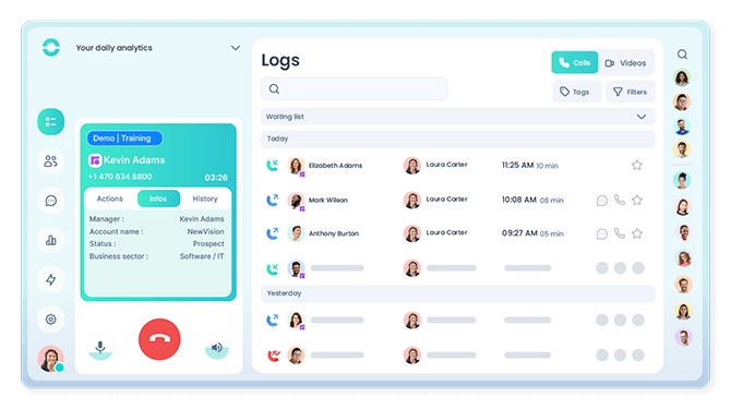 Front Phone System Integration (VoIP / Dialer) | Ringover