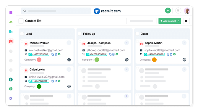 Recruit CRM integration - Increase the productivity of your recruiters | Ringover