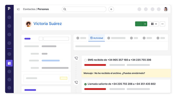 Telefonía para Pipedrive - Integración VoIP para Llamadas