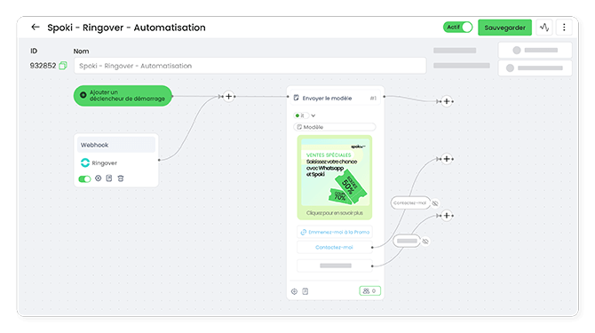 Système téléphonique pour Spoki WhatsApp | Ringover