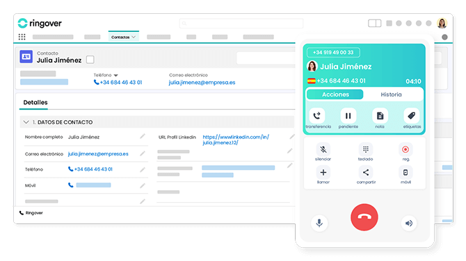Integración Salesforce (CTI-VoIP) Para Telefonía de Empresa
